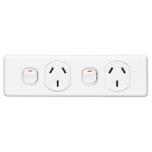 Clipsal C2016/2WE Classic C2000 Series Power Point 3 Pin General ...